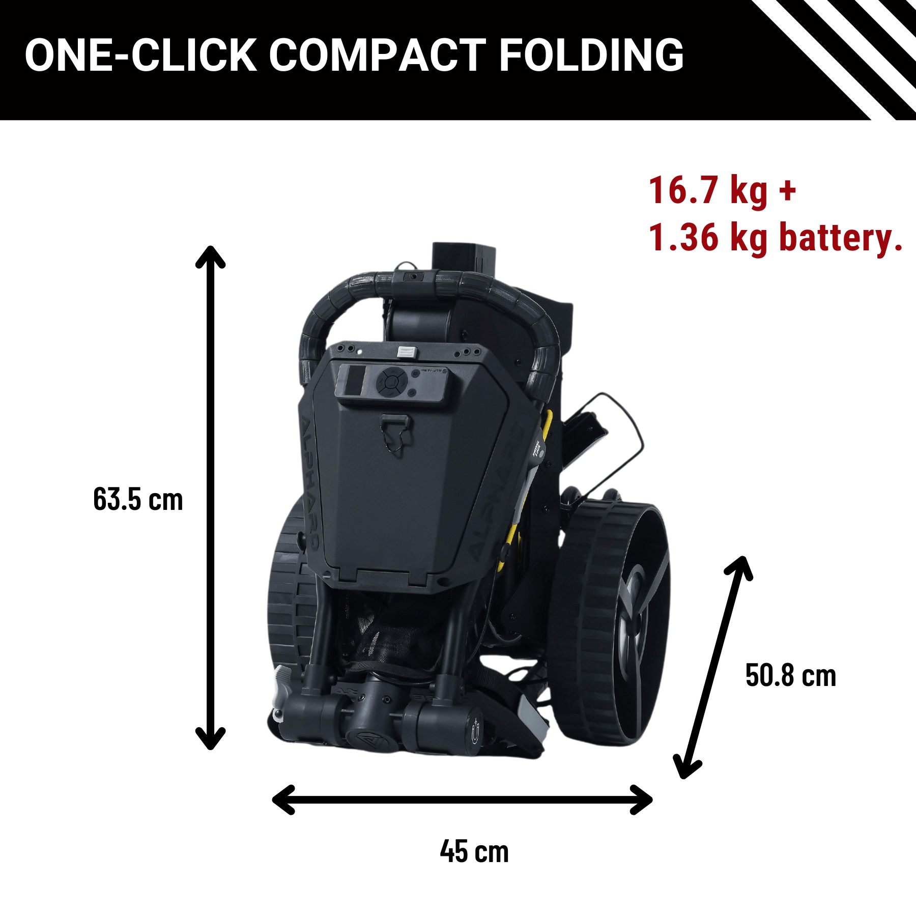 Cybercart - Remote Control Caddy Cart by Alphard Golf – Alphard Golf AU